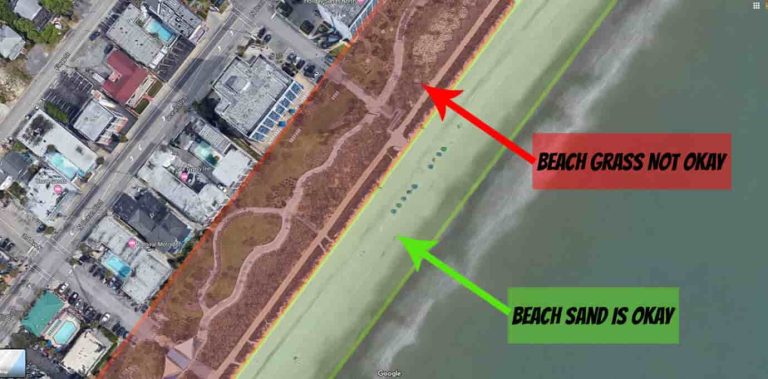 Can I Metal Detect at Myrtle Beach? (MAPS and LAWS) - Metal Detecting Tips